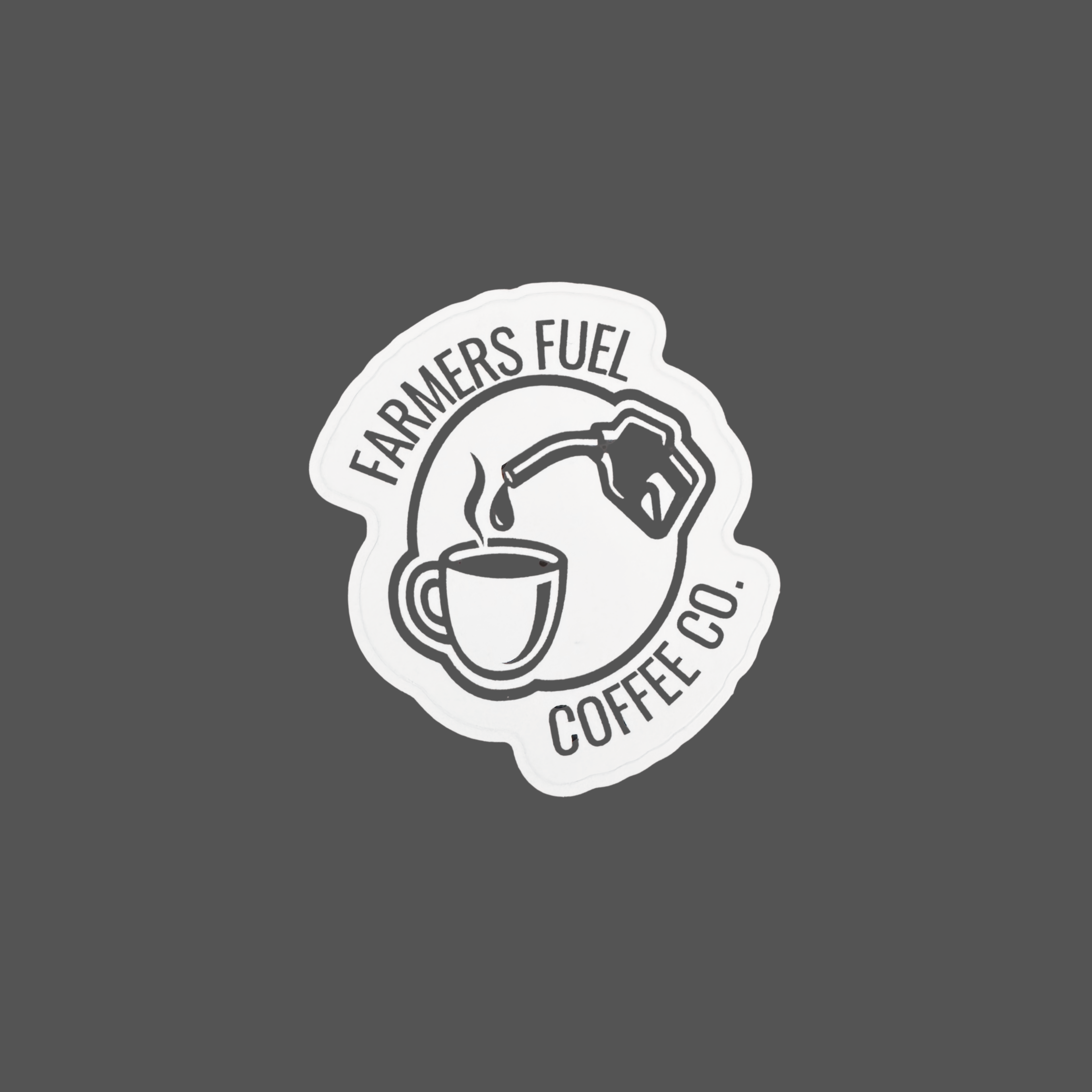 Farmers Fuel Logo Sticker (2.5" x 2.5") – Farmers Fuel Coffee Company